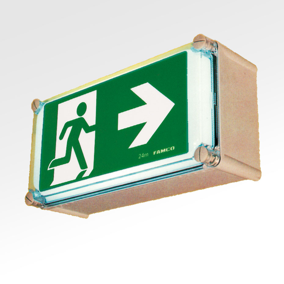 Weatherproof-Exit-Sign-LED - Famco